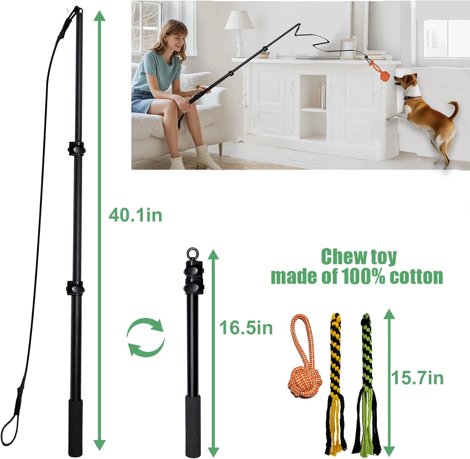 Dog flirt pole - Telescopic Extension Pole Manufacturer